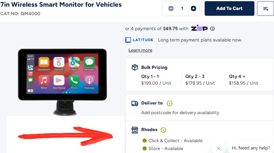 Check stock availability in nearby stores – Jaycar Electronics